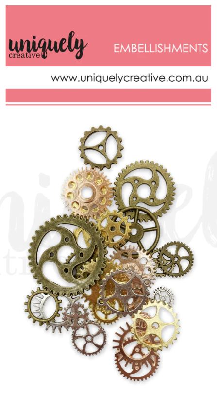 Metal Cogs Mixed Uniquely Creative | The Craft Cave at Gumnuts